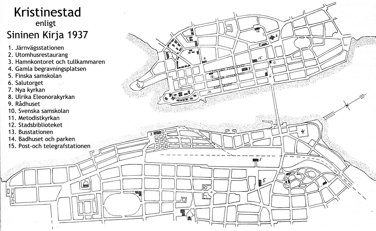 Stadsplaner och kartor – Kristinestads historia