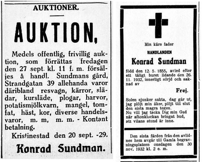 Wendelins gård på Strandgatan 40 och 38. – Kristinestads historia